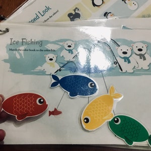 Arctic Quiet Book, Educational Busy Book, Toddler Learning Activities ...