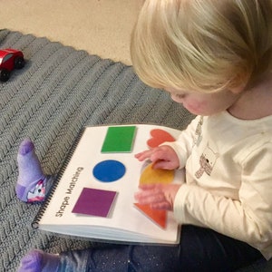 Busy Book Printable, Toddler First Quiet Book, Learning Binder ...