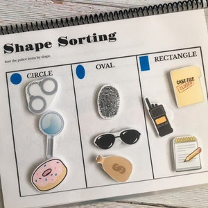 Cops and Robbers Quiet Book, Educational Busy Book, Learning Activities ...