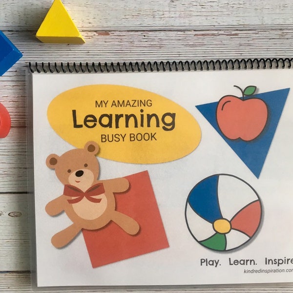 Busy Book Printable - Etsy