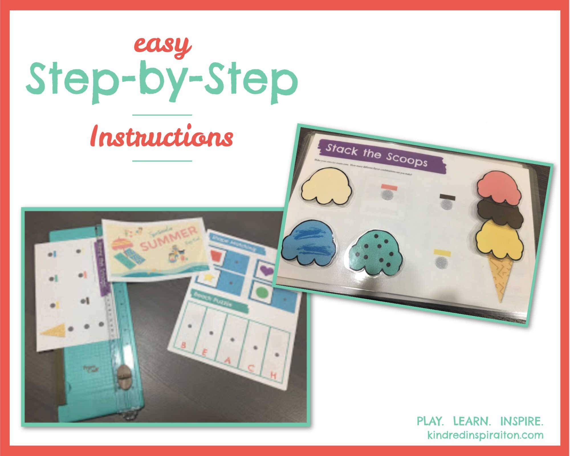 Summer Printable Busy Book Preschool Quiet Book Toddler - Etsy