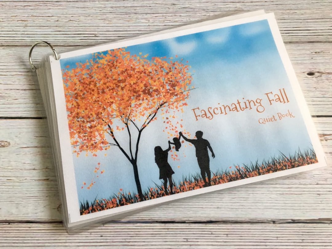 Busy Book: Fall, Toddler Printable Quiet Book, Preschool Learning ...
