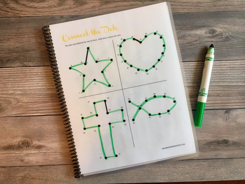 Printable Preschool Nativity Busy Book Christmas Learning - Etsy