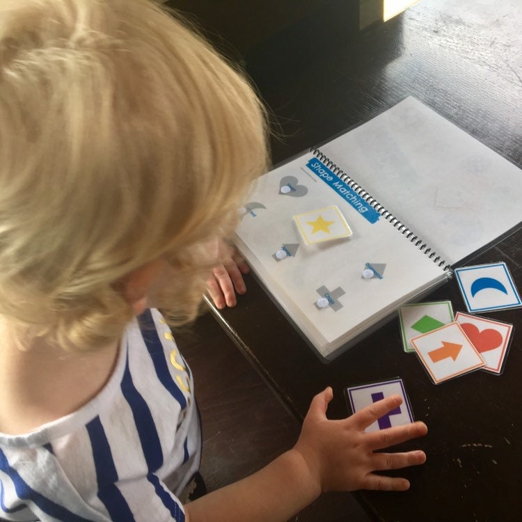 Busy Book: Shapes, Preschool Printable Quiet Book, Toddler Learning ...