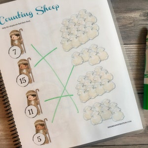 Printable Preschool Nativity Busy Book, Christmas Learning Binder, DIY ...