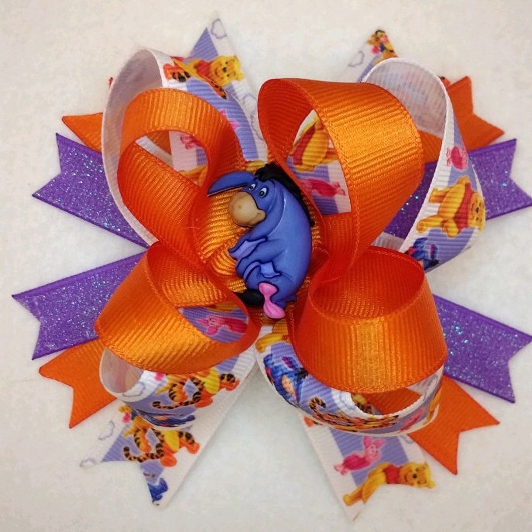 Eeyore Hairbow, Disney Hairbow, Winnie the Pooh, Eeyore, Winnie the ...