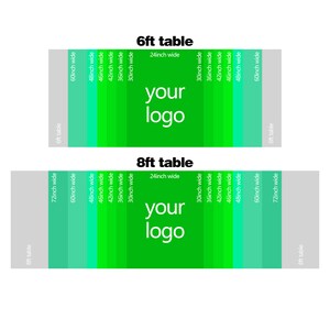 Custom Craft Fair Table Runner Premium Polyester,promote Your Business ...