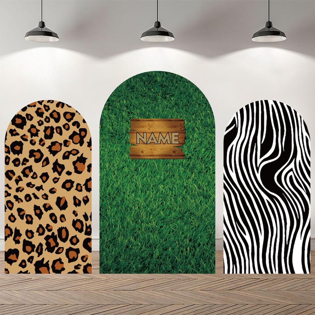 Custom Double-sided Arch Cover Photo Backdrop Personalized Animal ...