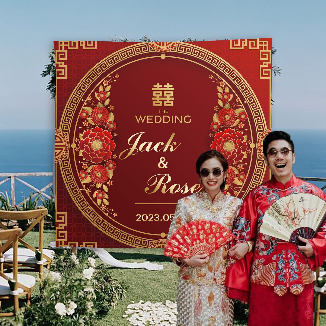 Chinese Wedding Decor Custom Backdrop Castle for Ceremony Decor Photo ...