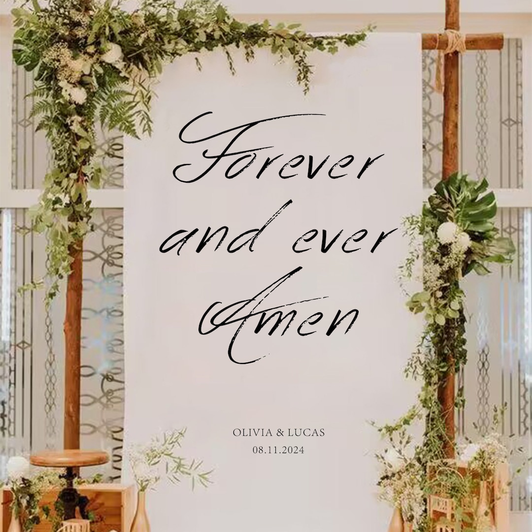 Wedding Sign Backdrop Boho Bridal Shower Backdrop Personalized Tapestry ...
