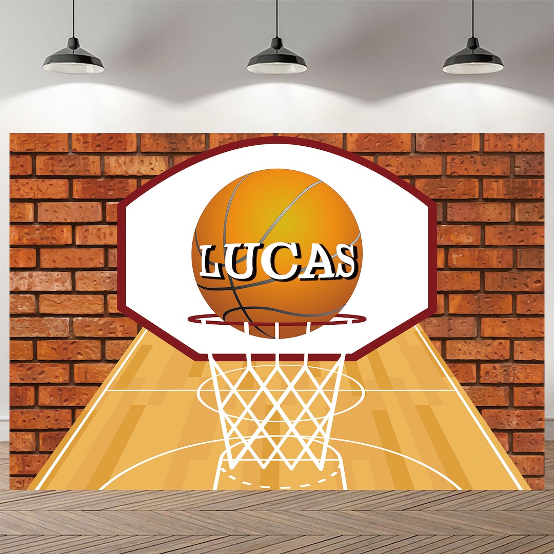 Basketball Themed Birthday Party Backdrop Baby Shower Photography Boys ...