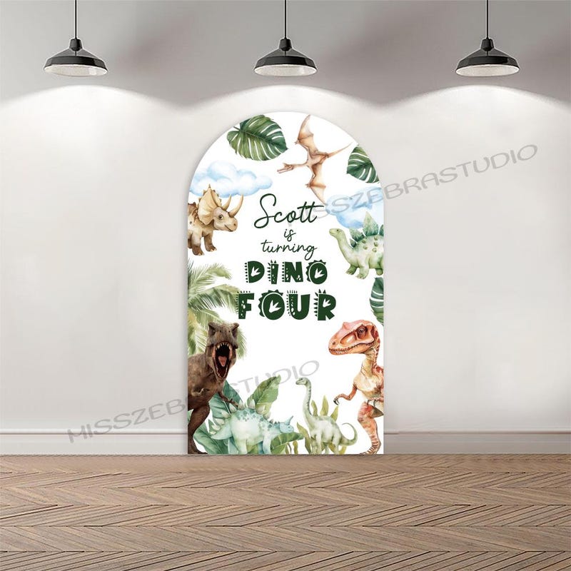 Arched Backdrop Dinosaurs - Etsy