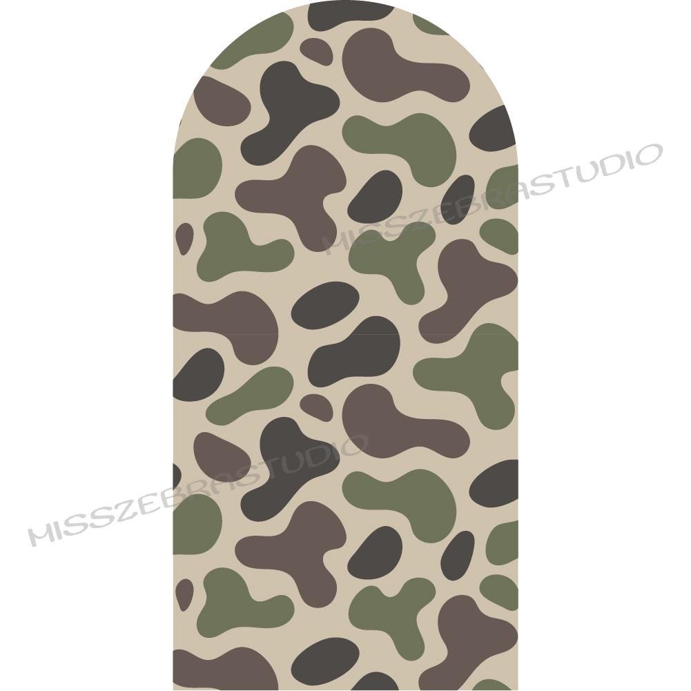 Custom Hunting Theme Double-sided Arch Cover Photo Backdrop ...