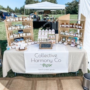 Custom Craft Fair Table Runner Premium Polyester,promote Your Business ...