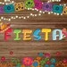 Mexican Fiesta Birthday Backdrop Baby Shower Photography Wood Fiesta ...