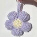 Puff Crochet Flower Keychain/ Bag Accessory - Etsy