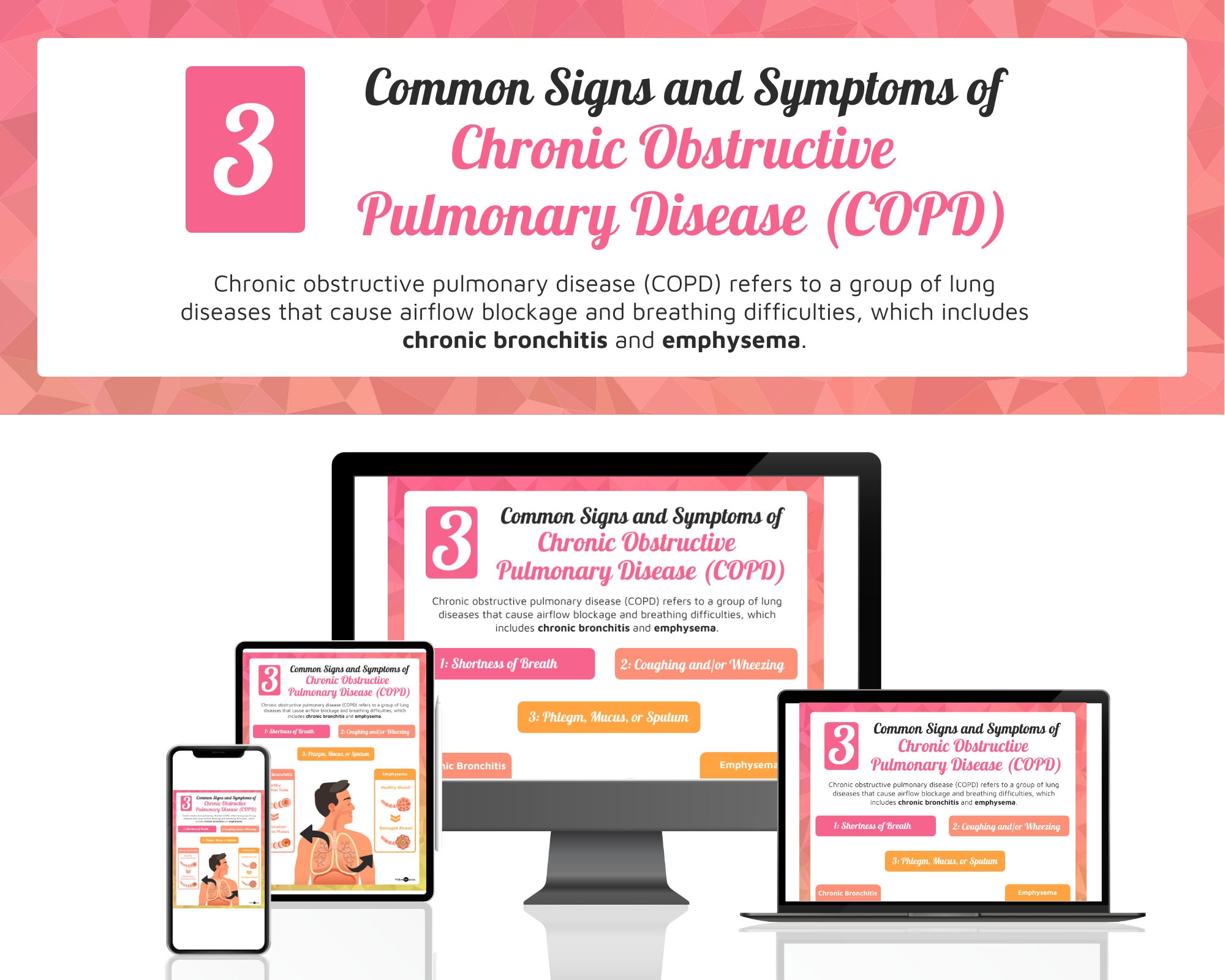Signs of COPD Print | DIGITAL DOWNLOAD | Pulmonologist Gift | Doctor ...
