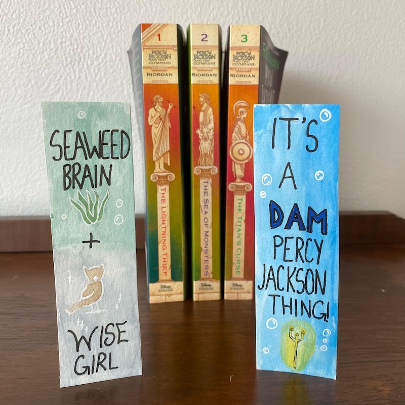Percy Jackson Bookmark - Etsy