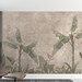 Palms Rustic Concrete Wallpaper, Traditional and Peel and Stick ...