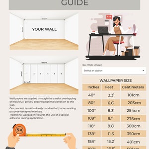 Rustic Woodland Peel and Stick Wall Decor, Misty Mountain Landscape ...