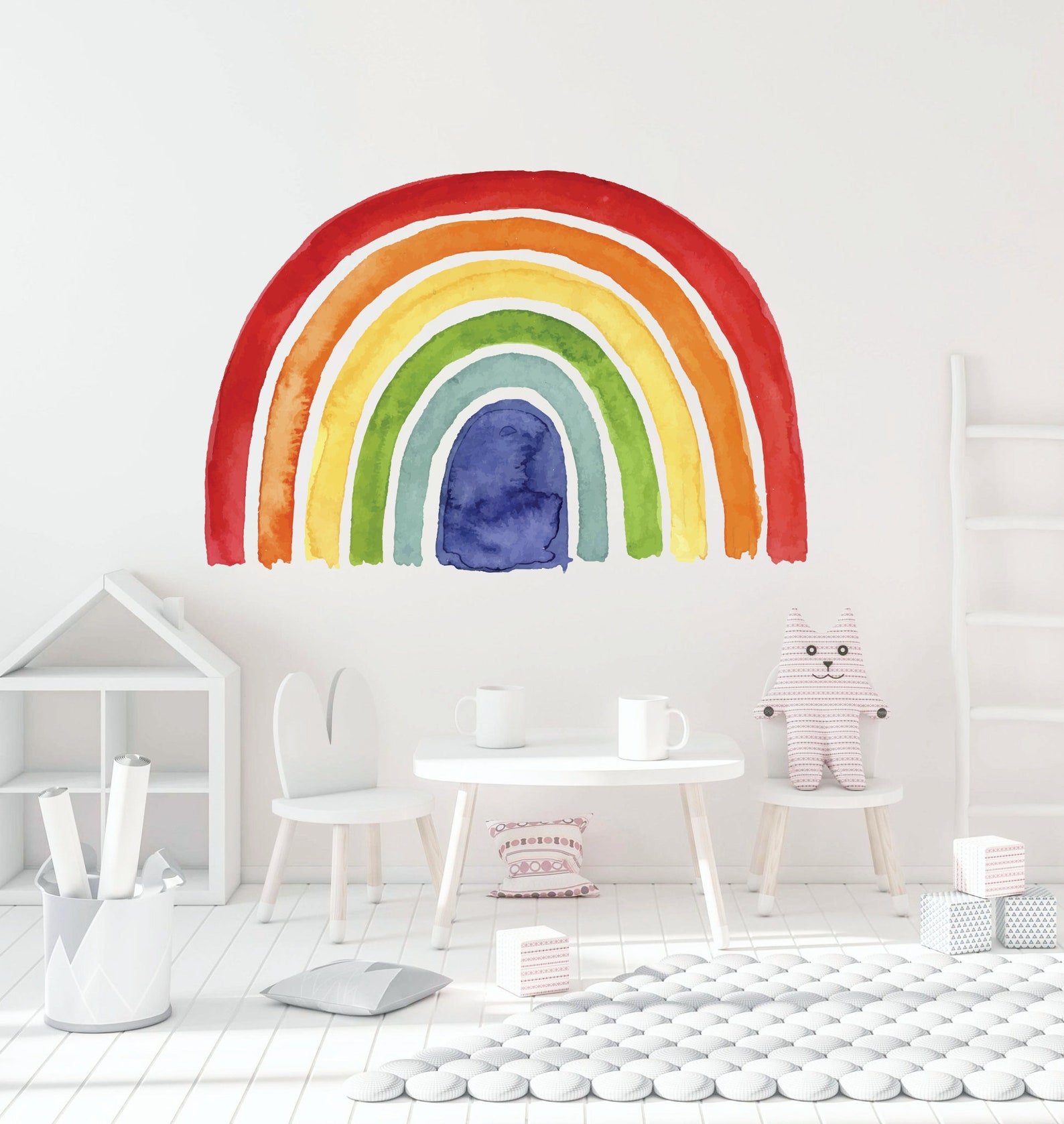 Be the Rainbow in Someone Else's Cloud Wall Decal Boho - Etsy