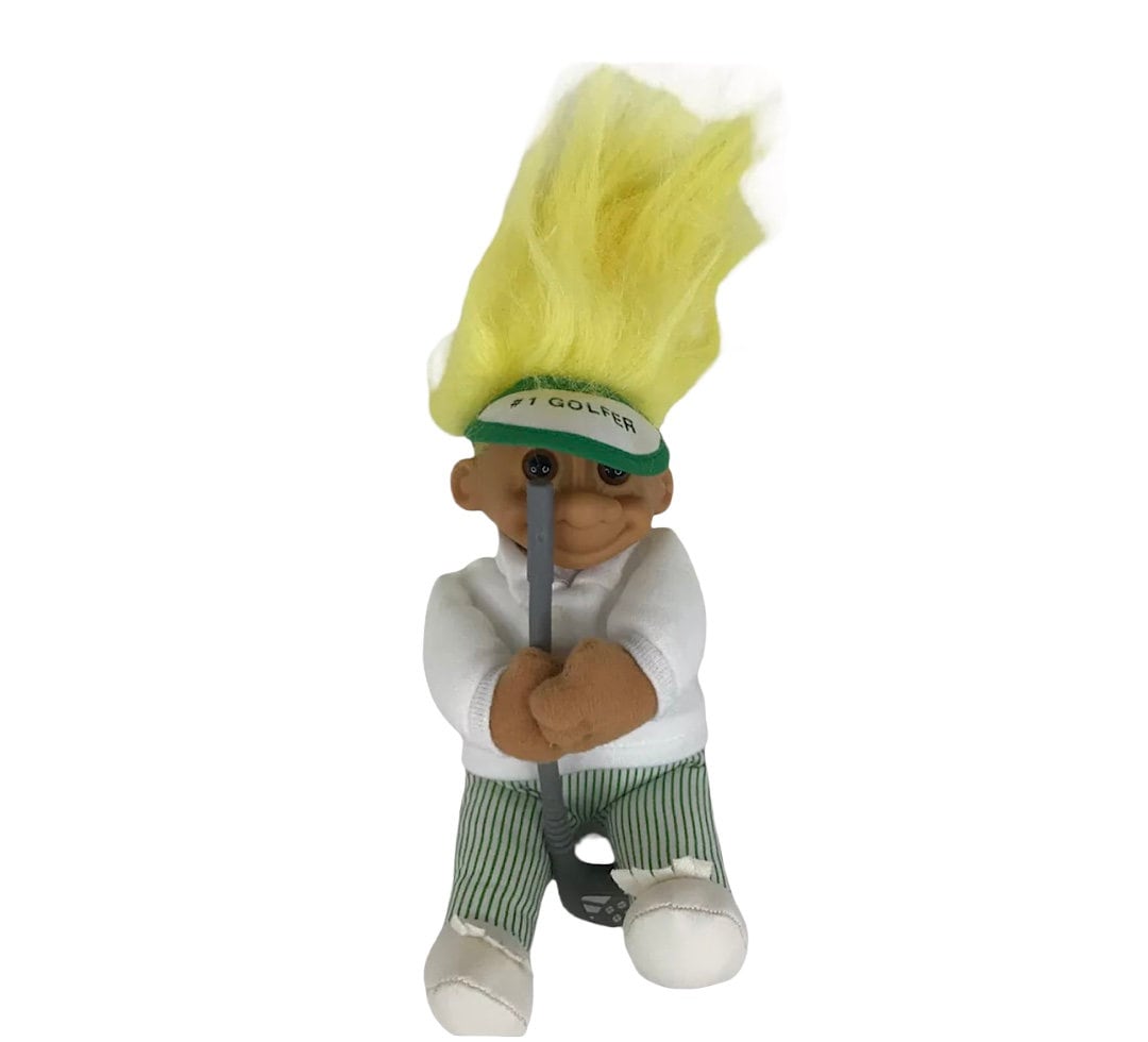 Vintage 5 Russ Troll Doll Golf Club 1 Golfer Yellow Hair - Etsy