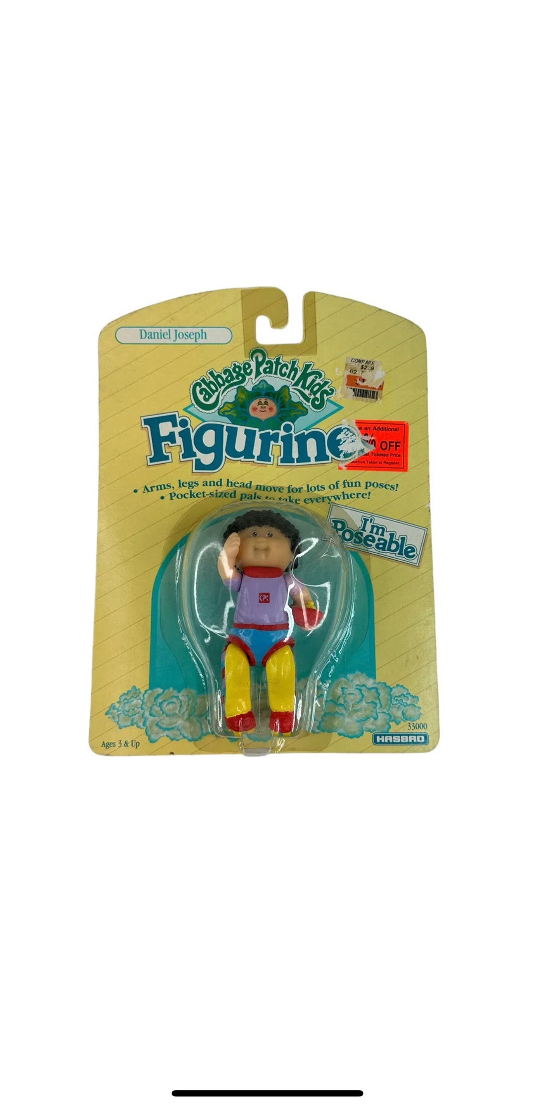 Cabbage Patch Kids Figurines Poseable Doll 1991 Hasbro - Etsy