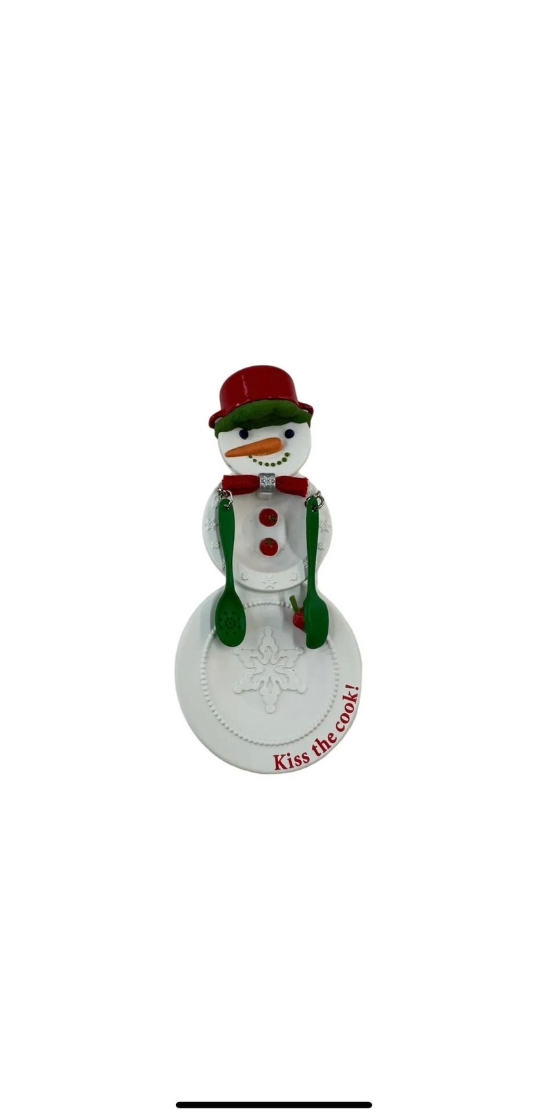 Hallmark Keepsake Ornament ~ Kiss the Cook! ~ Kitchen Snowman ** - Etsy