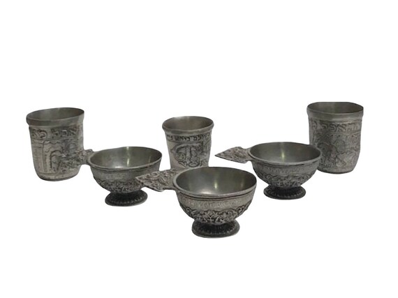 Vintage Metropolitan Museum of Art Pewter Set - Etsy