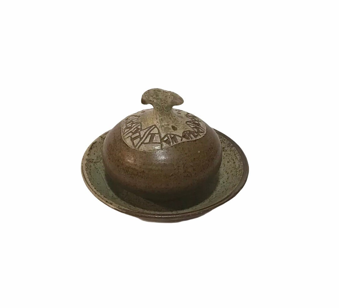 Asian Studio Pottery Art Piece Chop Mark on Bottom - Etsy