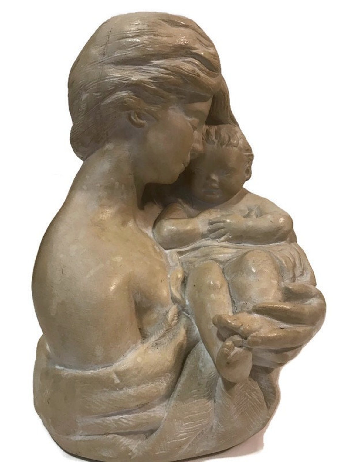 Vintage William Marotta 1969 Mother And Child Sculpture Statue | Etsy