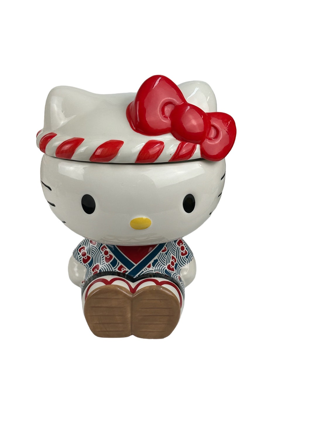 Hello Kitty Omatsuri Japan Ceramic Cookie Jar World Market - Etsy