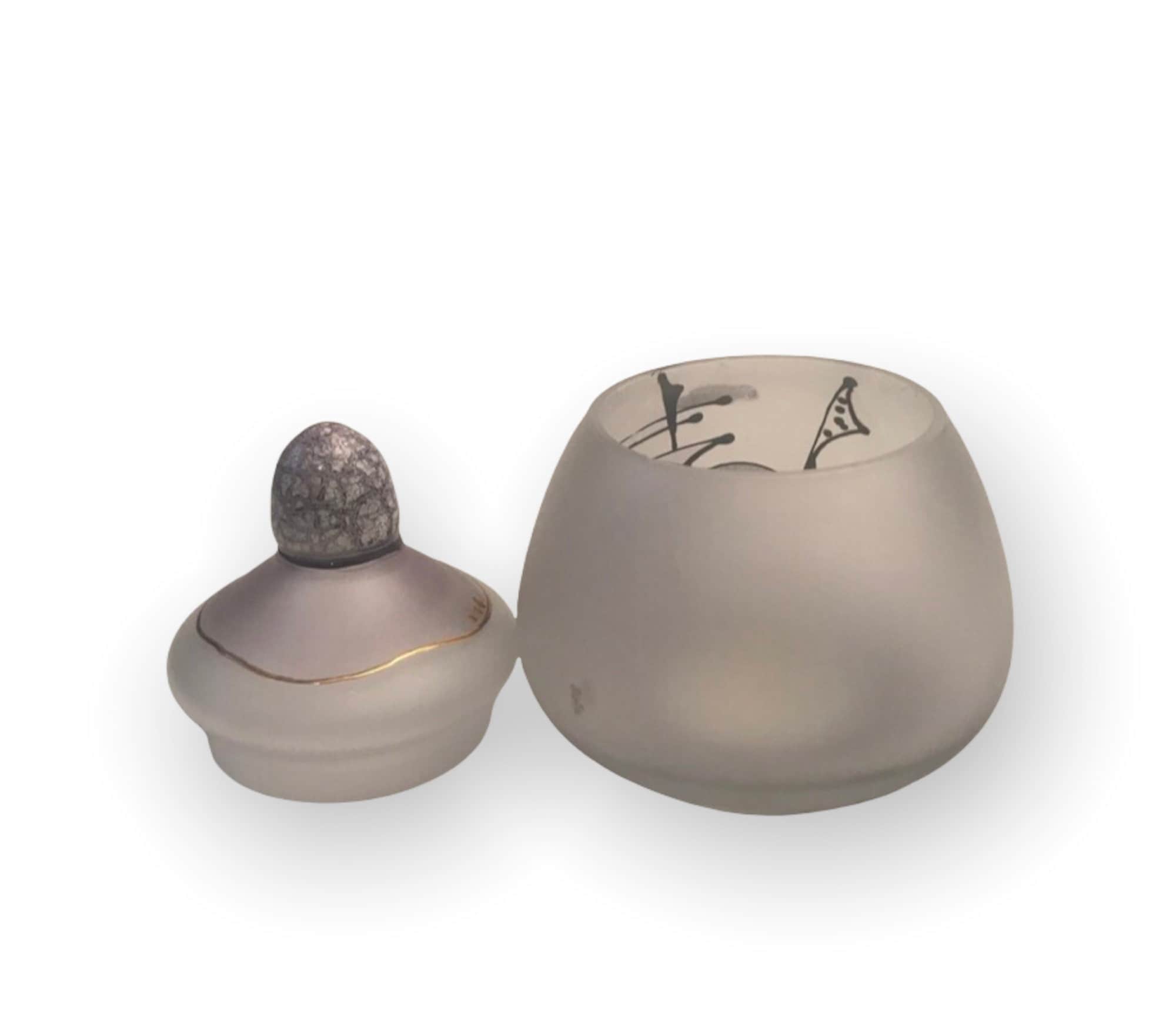 Vintage Geea Hand Made Hand Painted Made in Romania Art Glass | Etsy