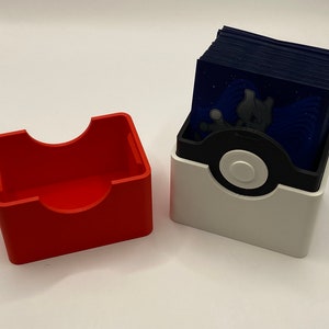 STL 3D Print Files For: the Pokémon Ball Deck Box - Pokémon Cards 3D ...