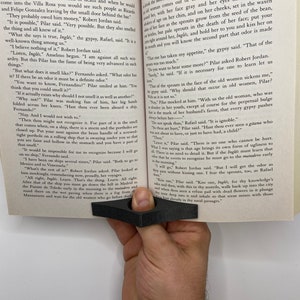 Book Ring for Holding Open Book 3D Printed - Etsy