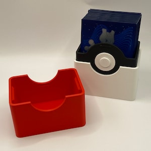 STL 3D Print Files For: the Pokémon Ball Deck Box - Pokémon Cards 3D ...