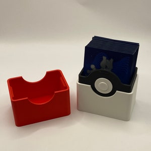 STL 3D Print Files For: the Pokémon Ball Deck Box - Pokémon Cards 3D ...