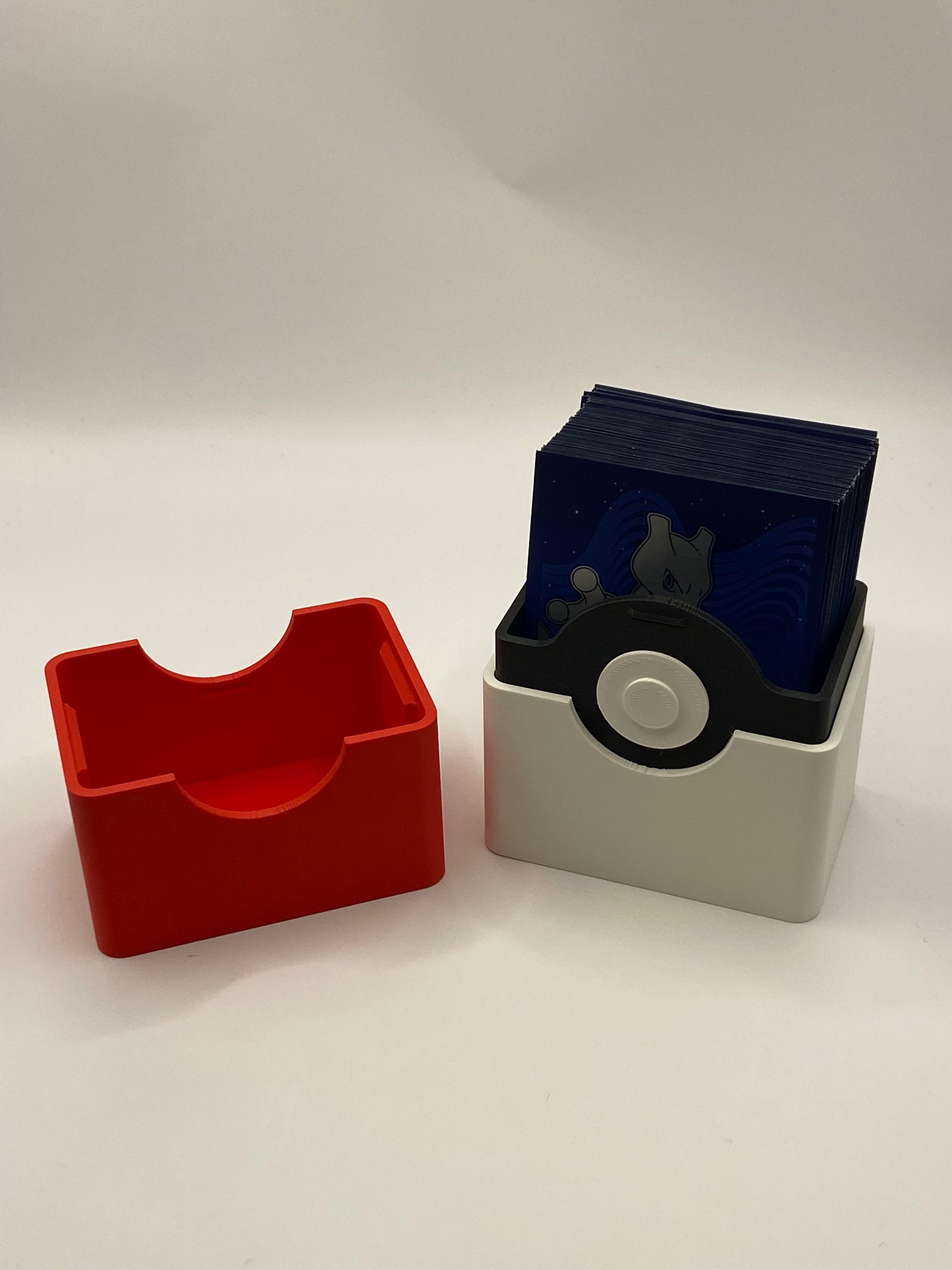 STL 3D Print Files For: the Pokémon Ball Deck Box - Pokémon Cards 3D ...