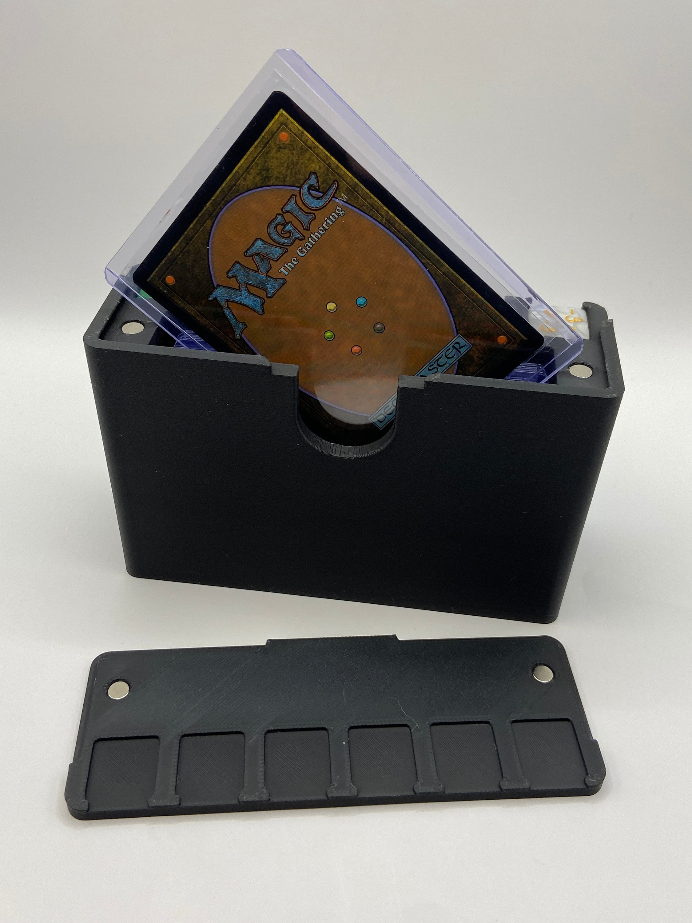 Dice Track Deck Box - Card Box With Dice Slots to Hold 30 Standard ...