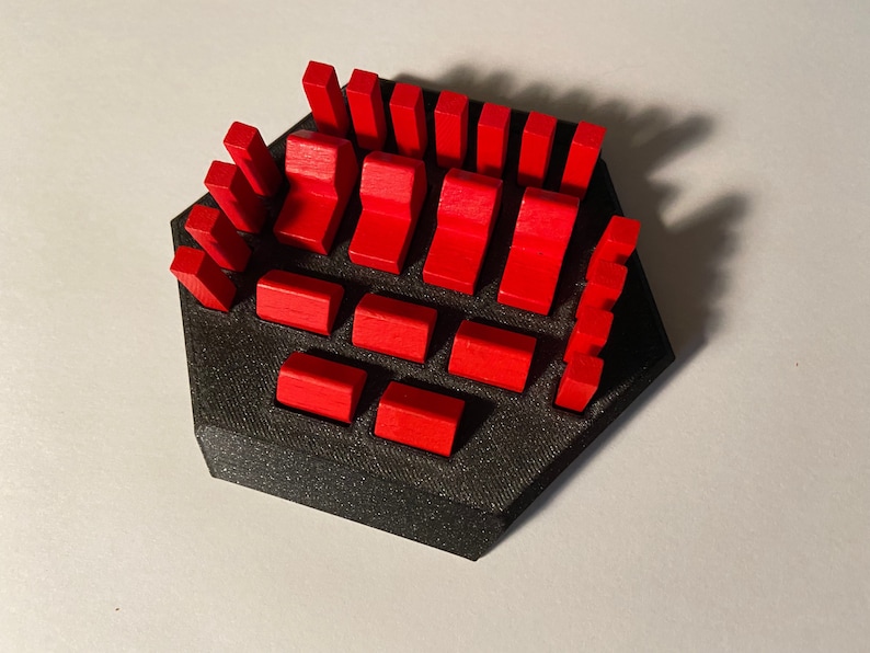 STL 3D Print File For: Settlers of Catan Board Game Piece Tray - Etsy