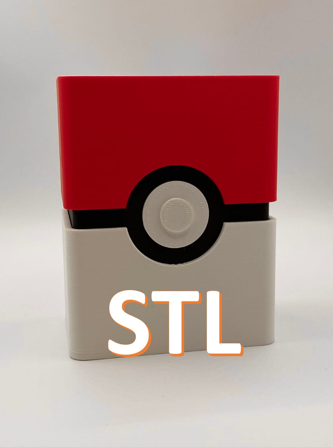 STL 3D Print Files For: the Pokémon Ball Deck Box - Pokémon Cards 3D ...