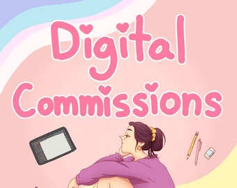 Basic Custom Art Commission Digital Art Commission - Etsy