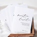 Church Wedding Printable Program, Folded Minimalist Wedding Program ...