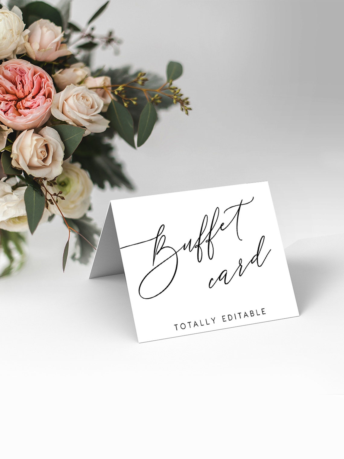 Buffet Card Template INSNTANT DOWNLOAD Wedding Food Label, Buffet ...