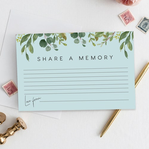 Share A Memory Printable Instant Download Share a Memory - Etsy