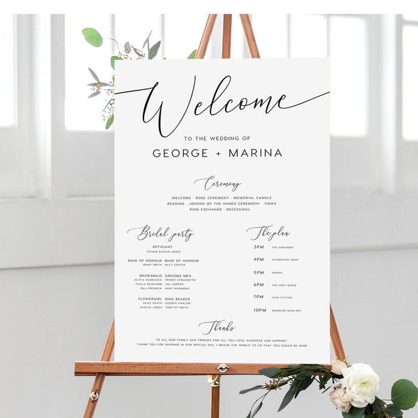 Wedding Programs Sign - Etsy