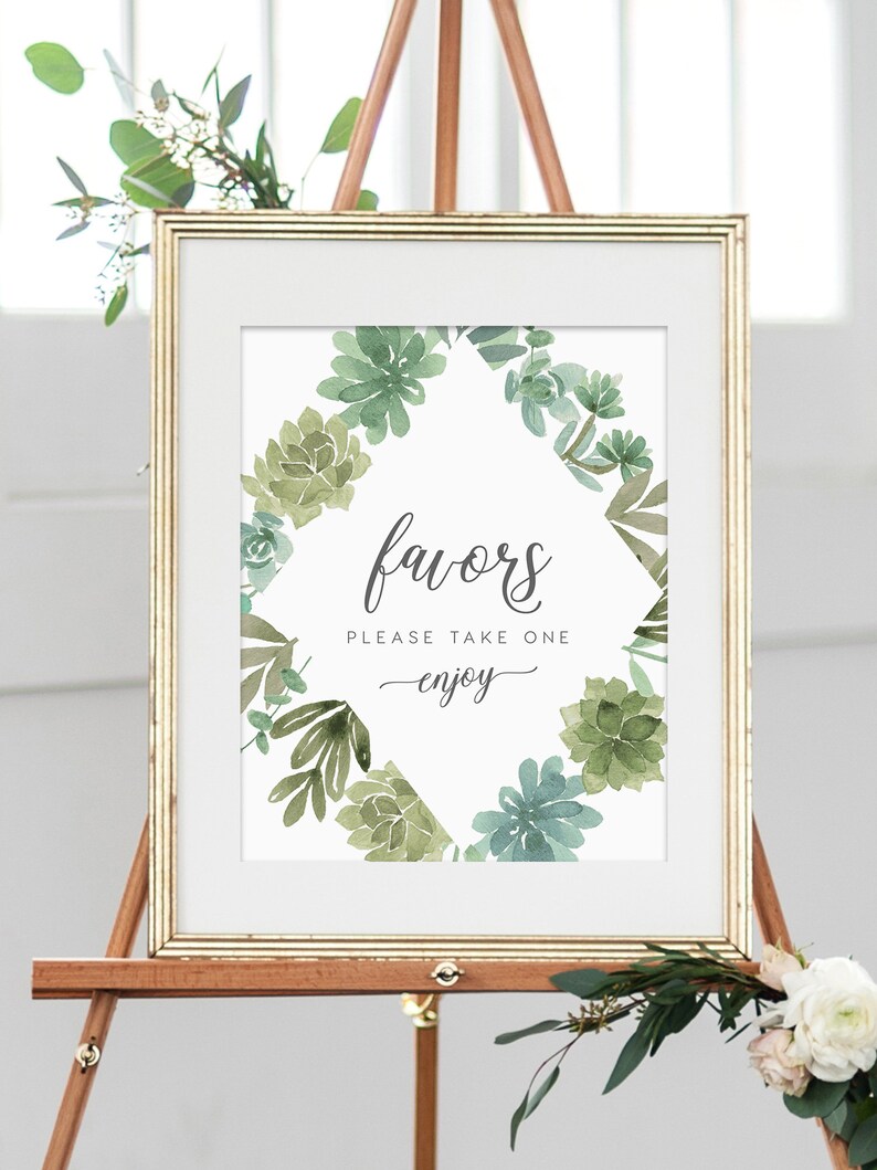 Favours Sign Printable INSTANT DOWNLOAD Printable Wedding - Etsy
