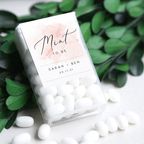 Mint to Be Label Template Tic Tac Wraparound Printable - Etsy