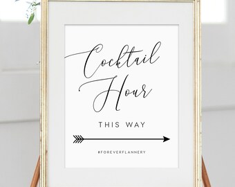 Cocktail Hour Sign - Etsy