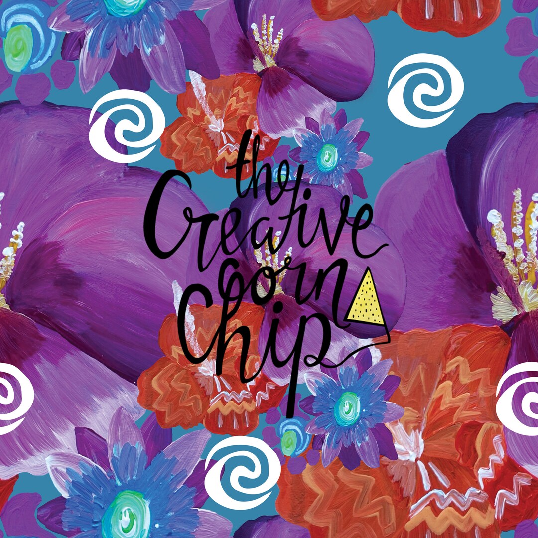 Moana Floral Inspired Seamless File, Moana Flower Seamless Pattern ...